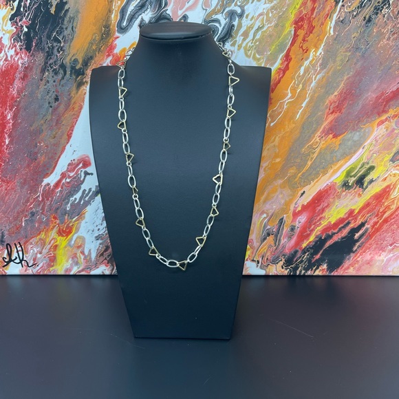 Express | Jewelry | Express Gold And Silver Link Chain Necklace | Poshmark
